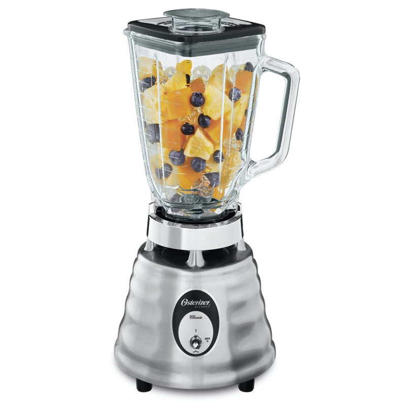 Oster® Classic Series Heritage Blender With 5 Cup Glass Jar Stainless Steel And Reviews Wayfair